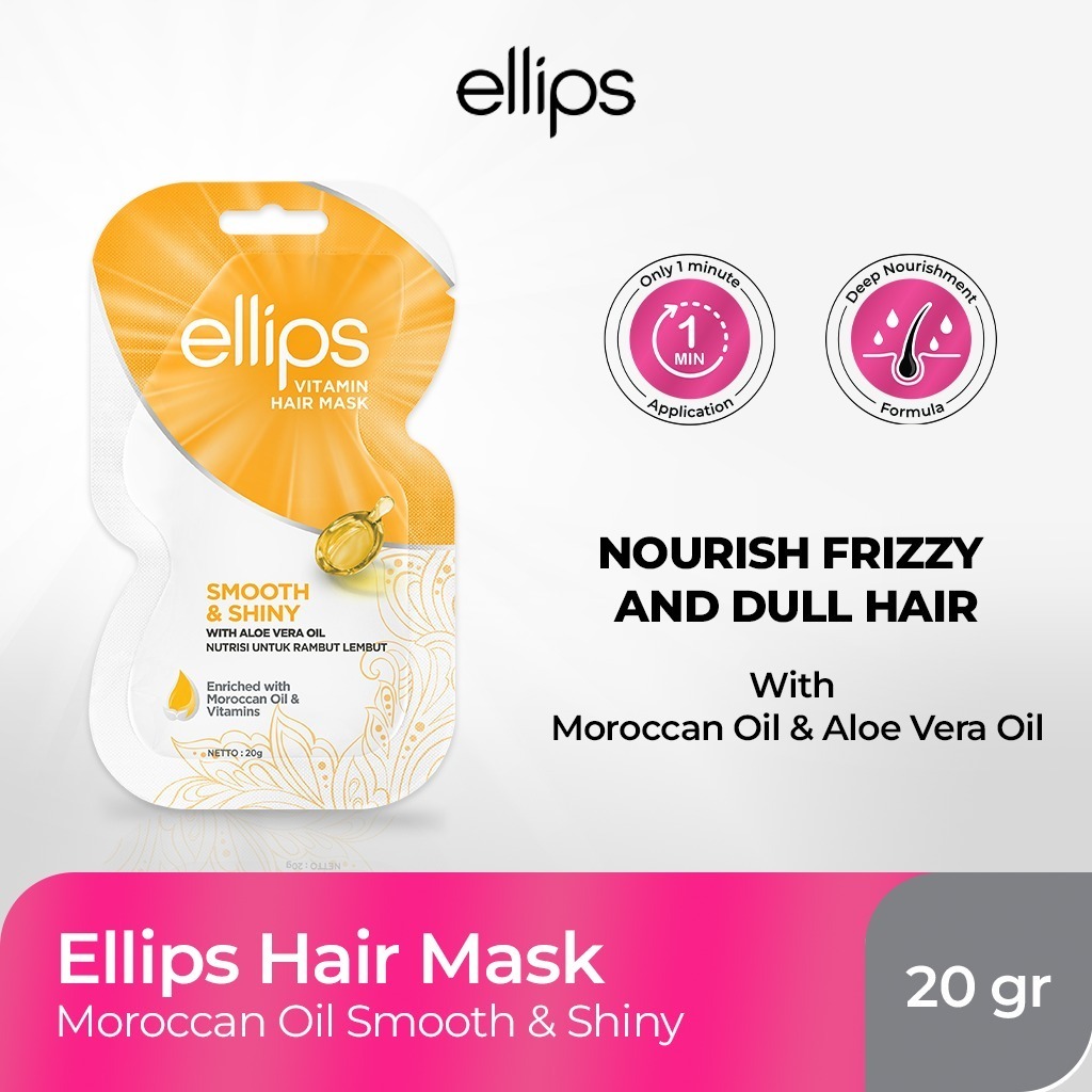 Ellips Hair Mask Smooth & Shiny 20gm | Shopee Singapore