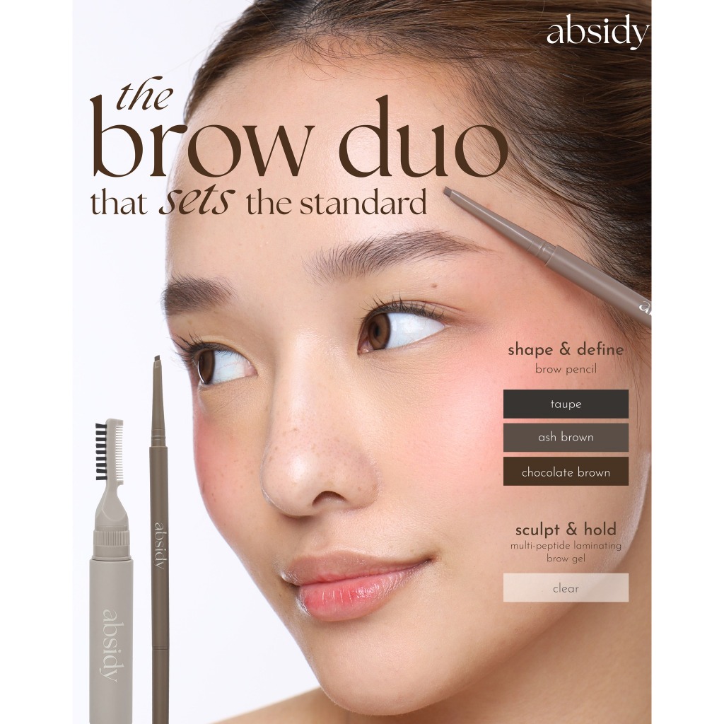 Absidy Shape & Define Brow Pencil with Free Refill | Shopee Singapore