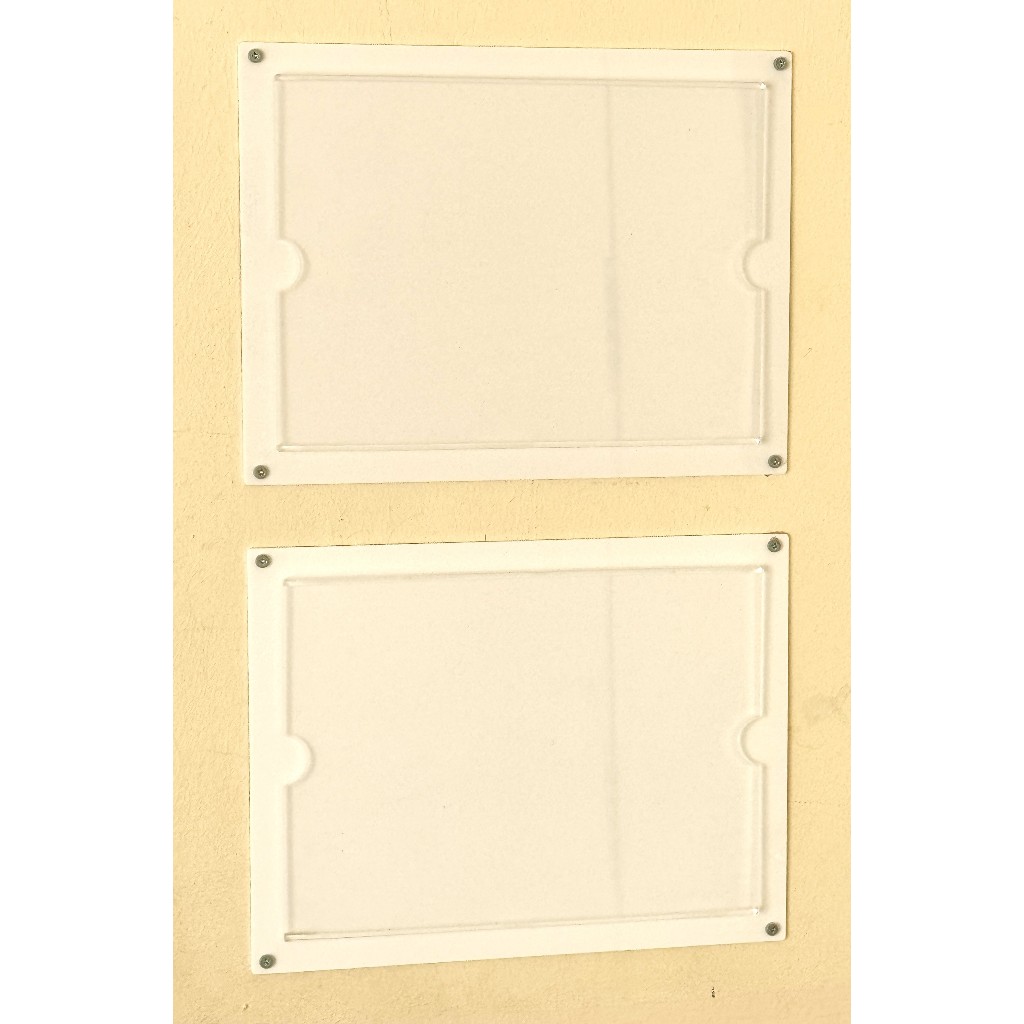 SLOT IN ACRYLIC FRAME SIGN/SIGNAGE | HOLDER SIGN, QUOTE SIGN ...