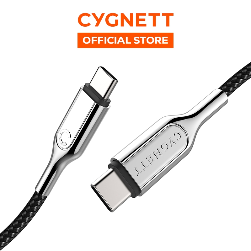 CYGNETT Armoured USB-C to USB-C Fast Charging Cable (50cm/1m/2m ...