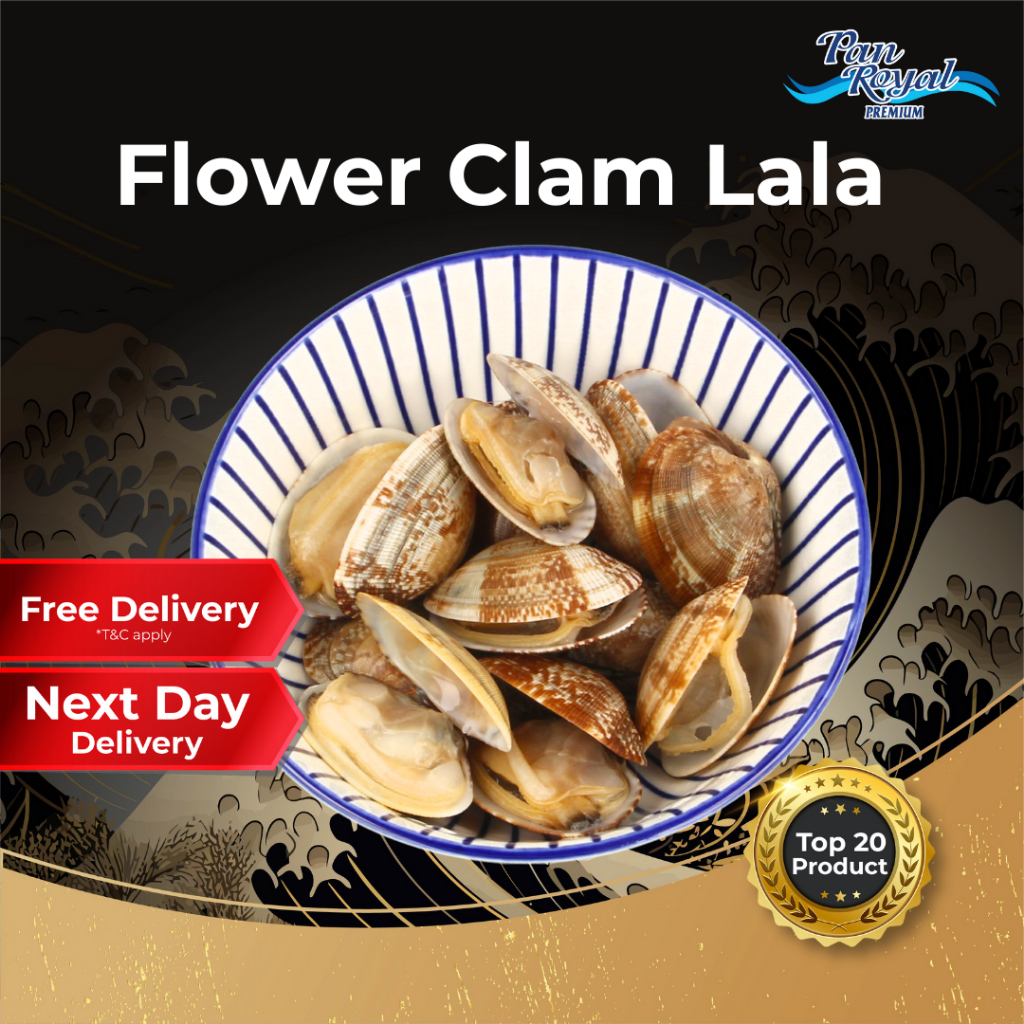 [PAN ROYAL] Frozen Flower Clam Lala Seafood (500g +/-) | Shopee Singapore