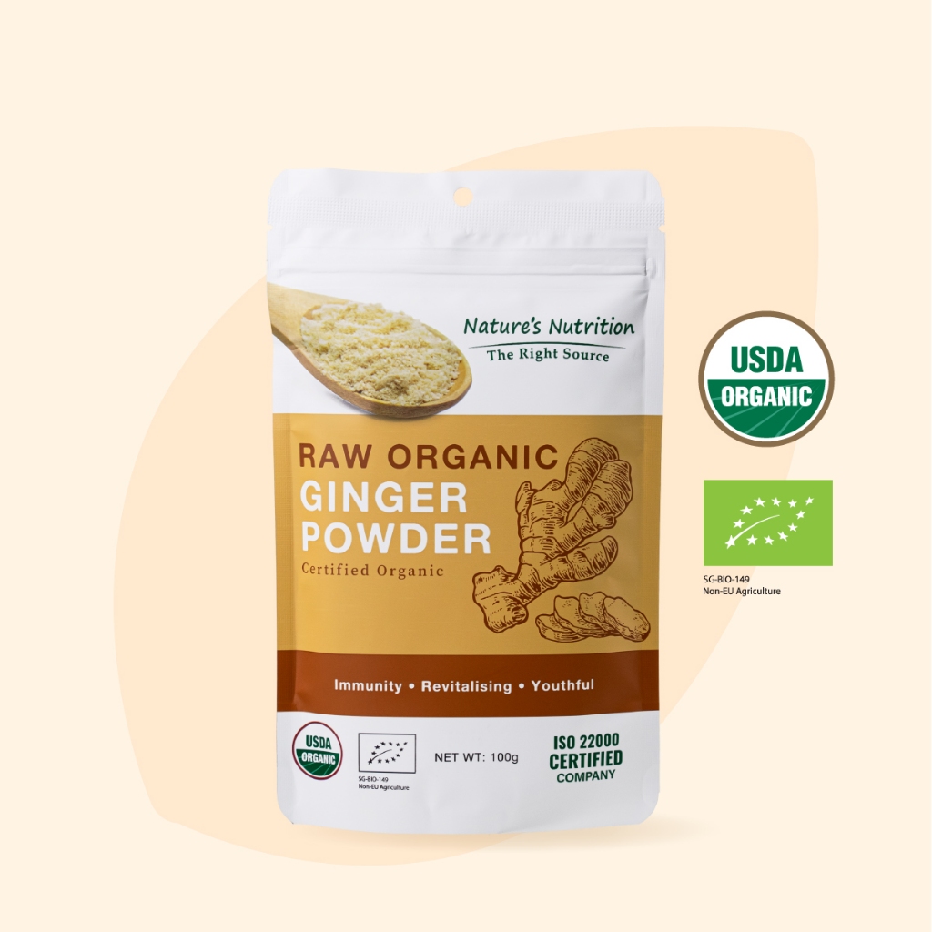 Nature's Nutrition Raw Organic Ginger Powder 100g | Shopee Singapore