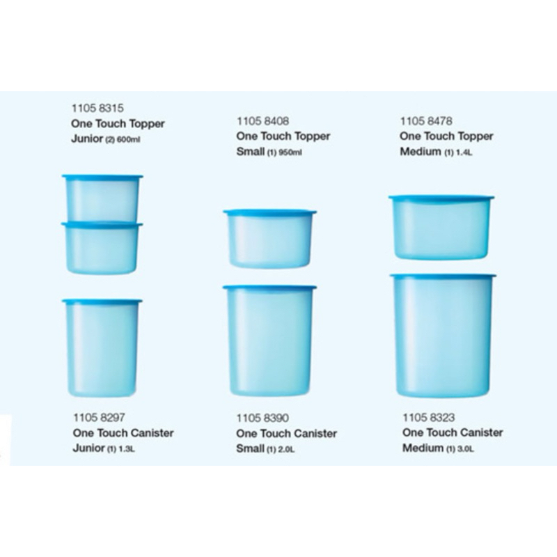 Tupperware One Touch Topper and Canister | Shopee Singapore