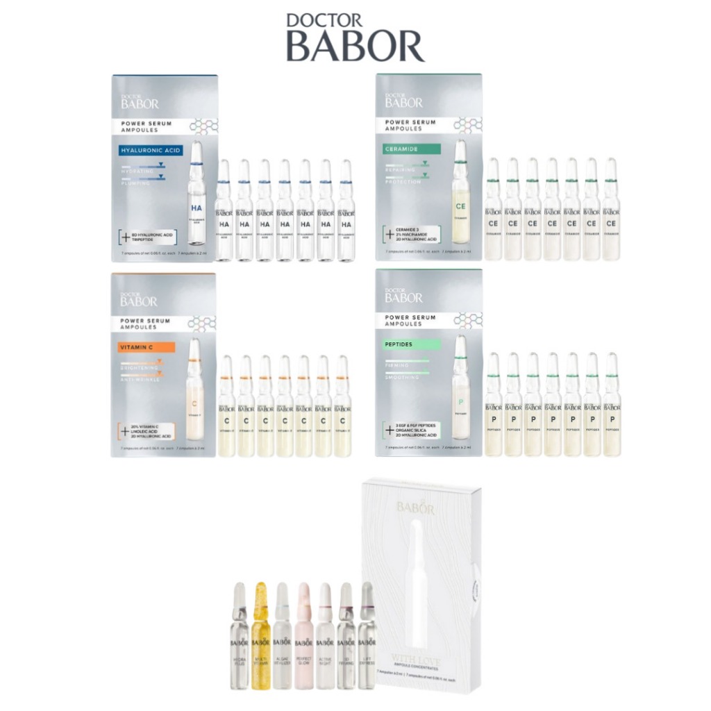Doctor Babor Power Serum Ampoule concentrates Hyaluronic Acid Peptide ...