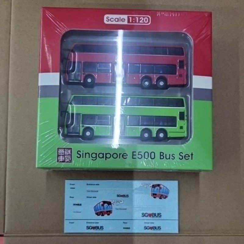 SINGAPORE BUS ALEXANDER DENNIS ENVIRO500 E500 BUS SET oF 2PCS | Shopee ...