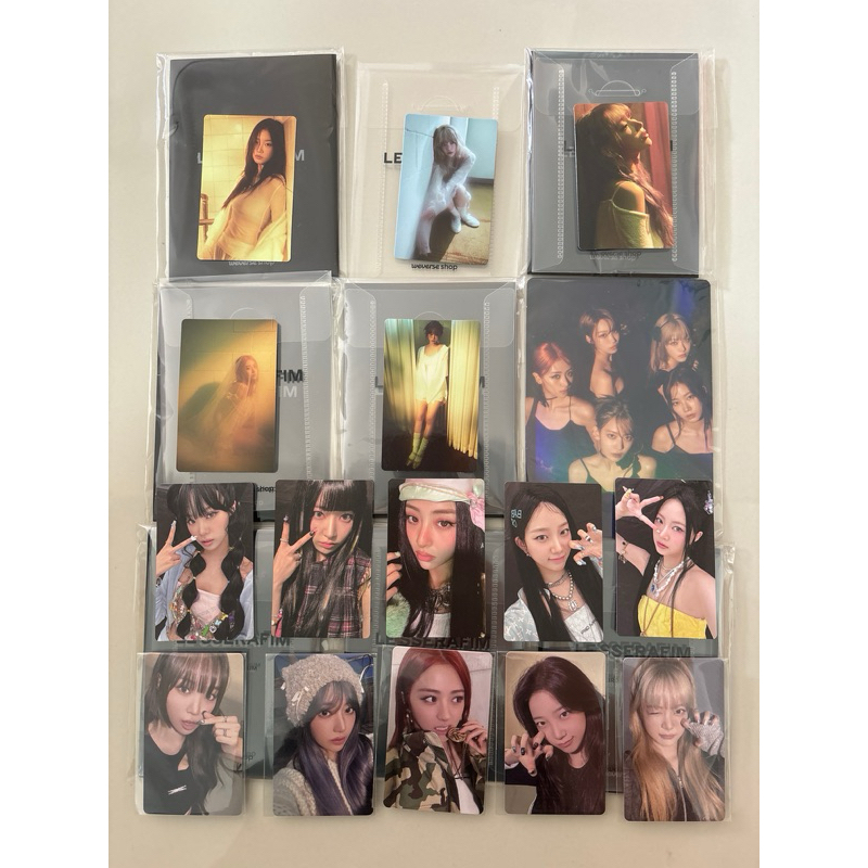 Lesserafim Easy Weverse POB Keyring PC Photocard LE SSERAFIM | Shopee ...