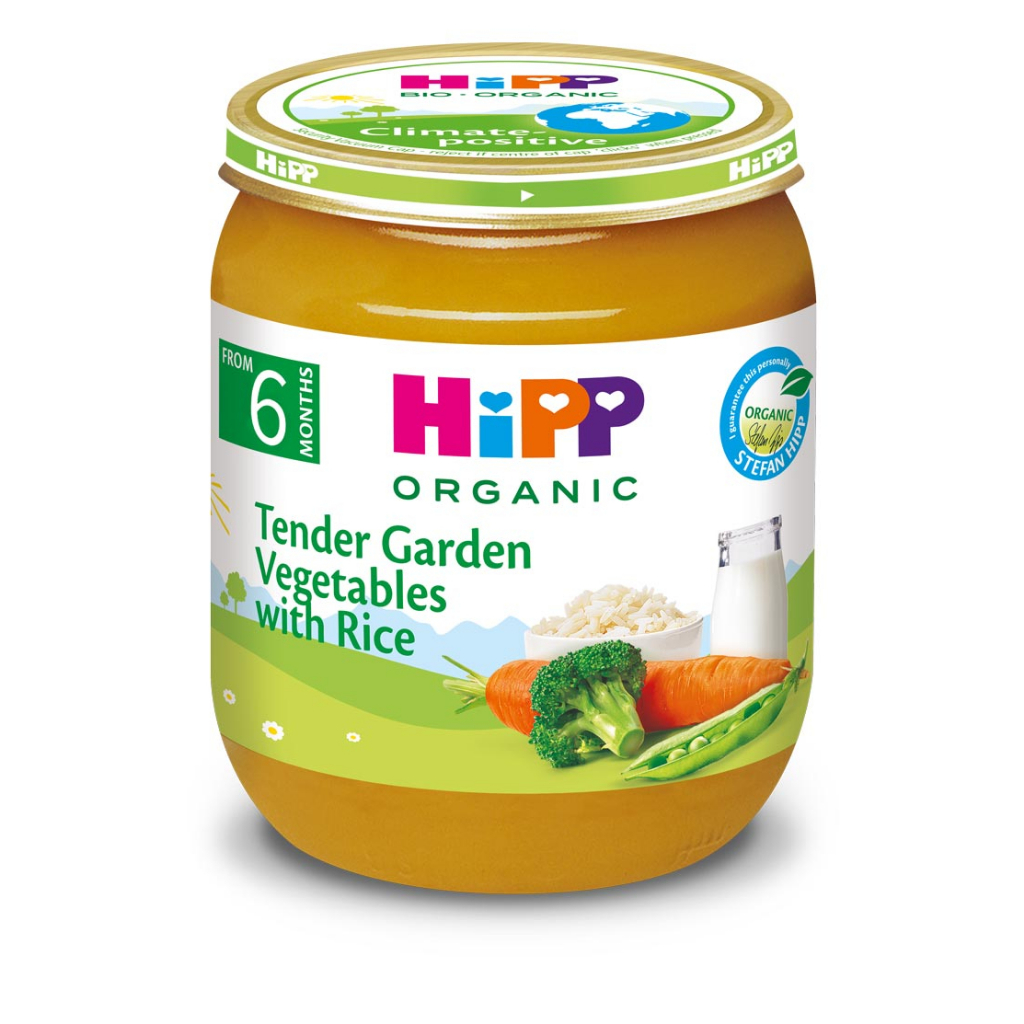 HiPP Organic Tender Garden Vegetables with Rice Jar (Exp:30/6/25 ...