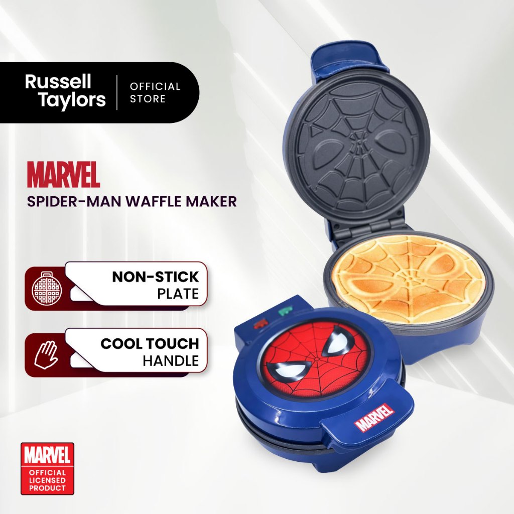 Russell Taylors x Marvel Spider-Man Waffle Maker MW-25 | Shopee Singapore