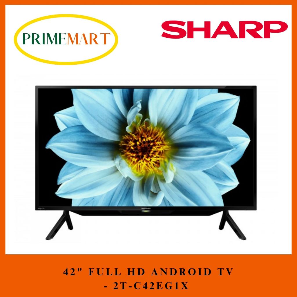 SHARP 42": 2T-C42EG1X / 2T-C42EG2X FULL HD ANDROID TV - 3 YEARS SHARP ...
