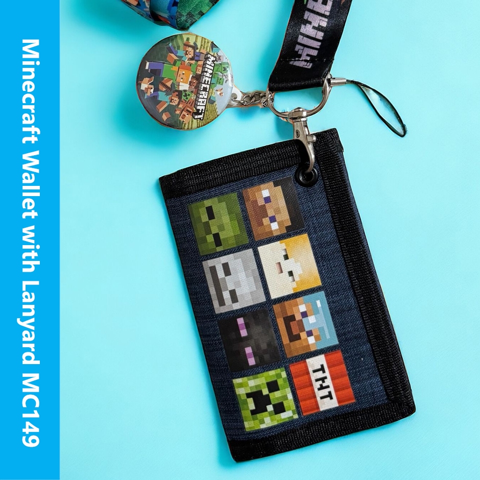 Minecraft Wallet Minecraft Family Wallet #New version*Lanyard is ...