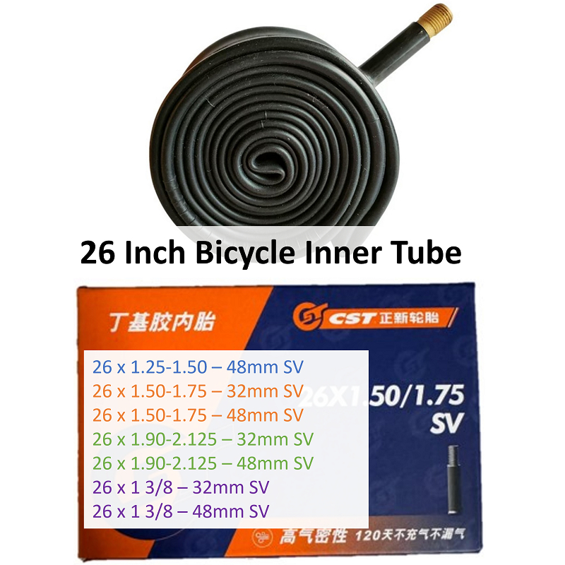 [SG Seller In Stock] Bicycle Tyre Inner Tube 26 inch | Shopee Singapore