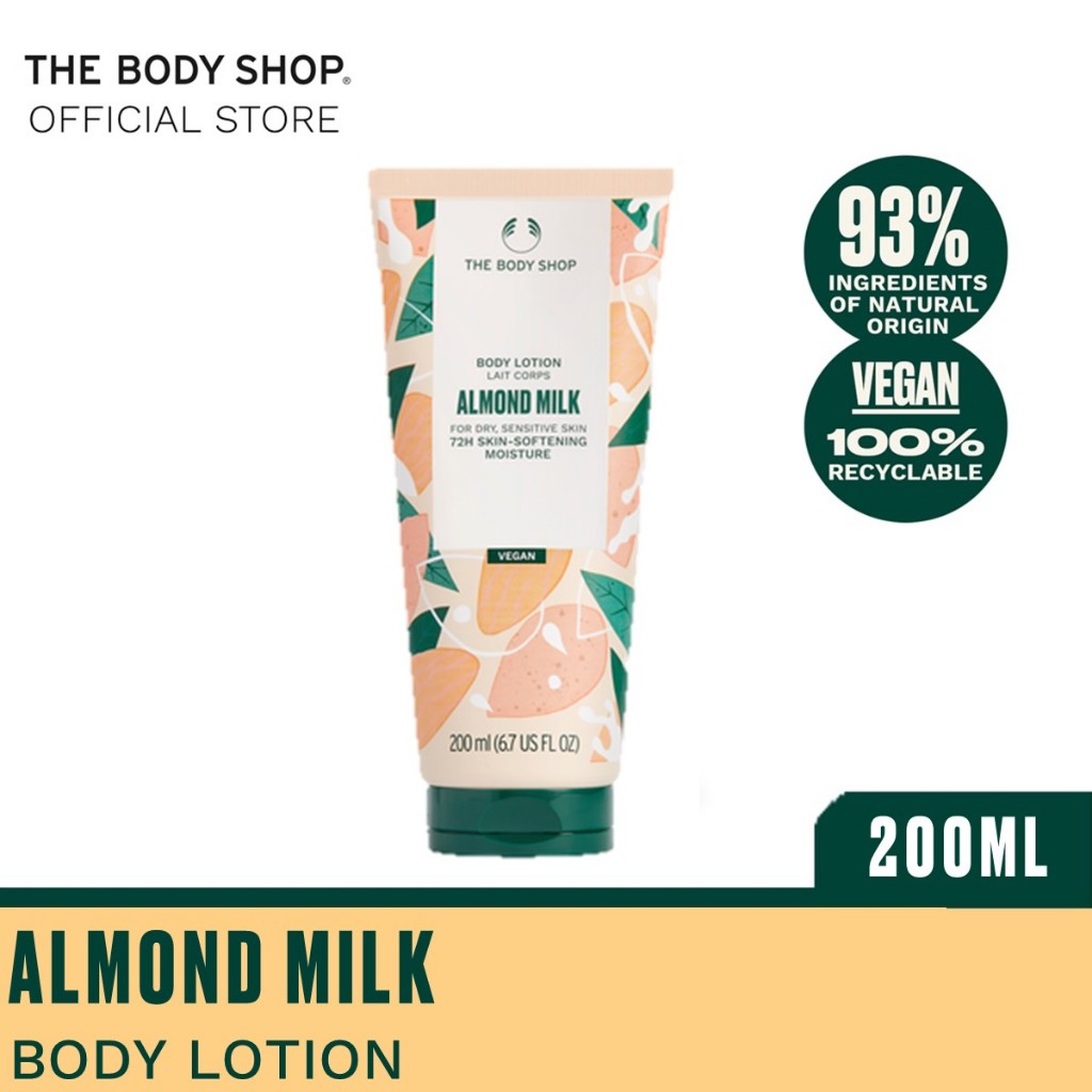 The Body Shop Almond Milk Body Lotion (200ML) | Shopee Singapore