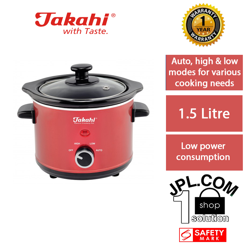 Takahi Electric Crockery Pot 0.7L/1.5L/2.5L/3.5L/5.5L (1521/2521/3521 ...