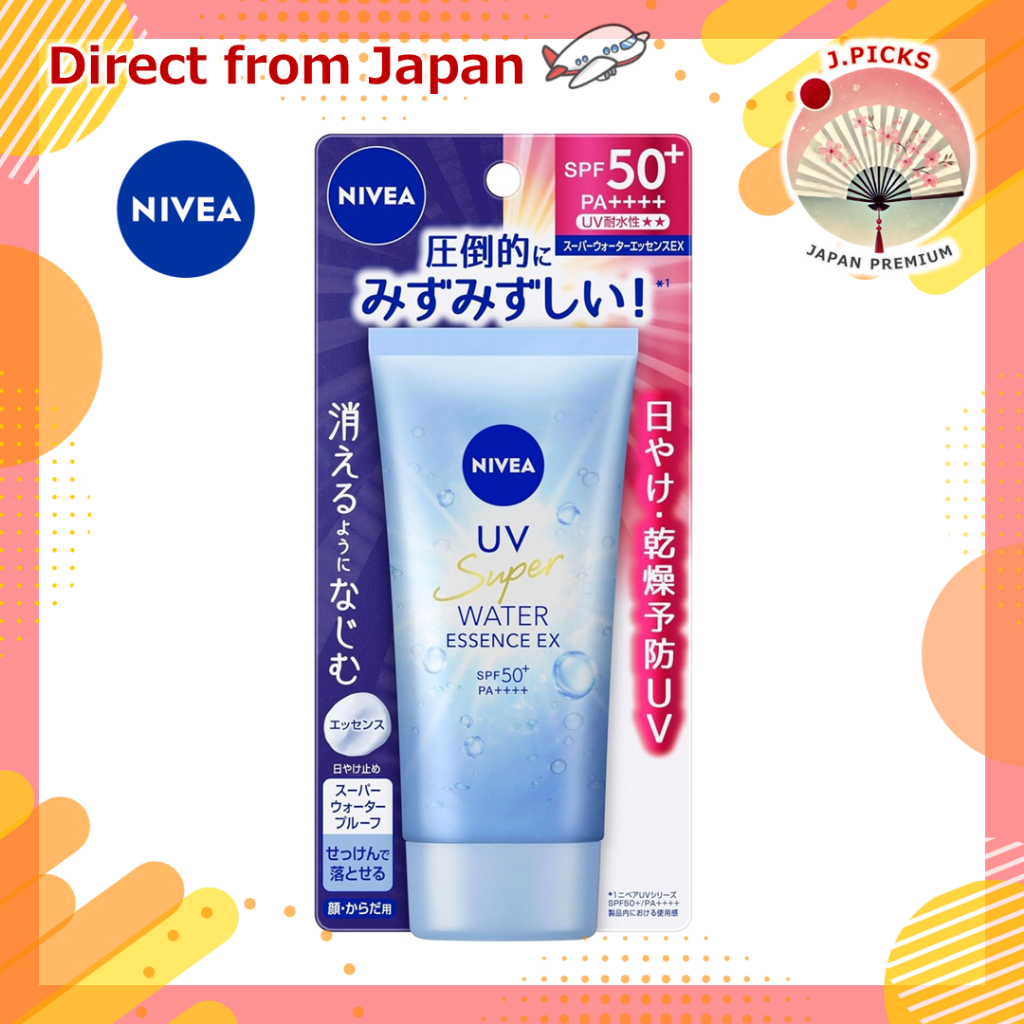 Nivea UV Water Essence, SPF50/PA++++ EX, 2.8 oz (80g) | Shopee Singapore