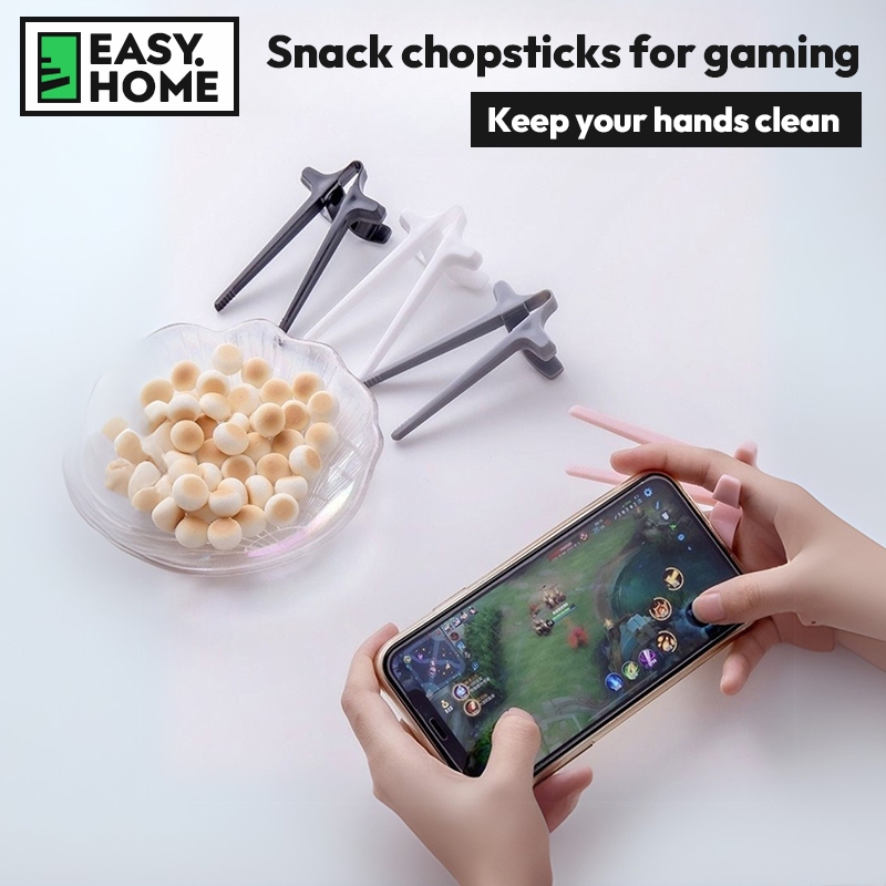 【SG Stock】Snack Clipper Finger Chopsticks Party Use Potato Chips Clip ...
