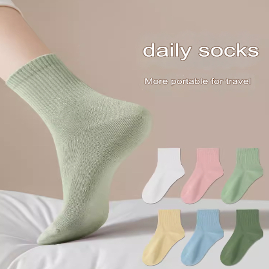 [SG Stocks][Bundle] Disposable Anti-Odour Premium Cotton Unisex Socks ...