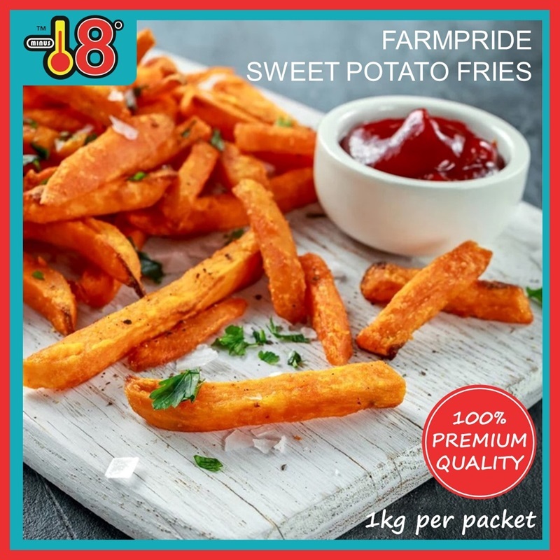 Sweet Potato Fries 1KG Per Packet (Halal Certified) | Shopee Singapore