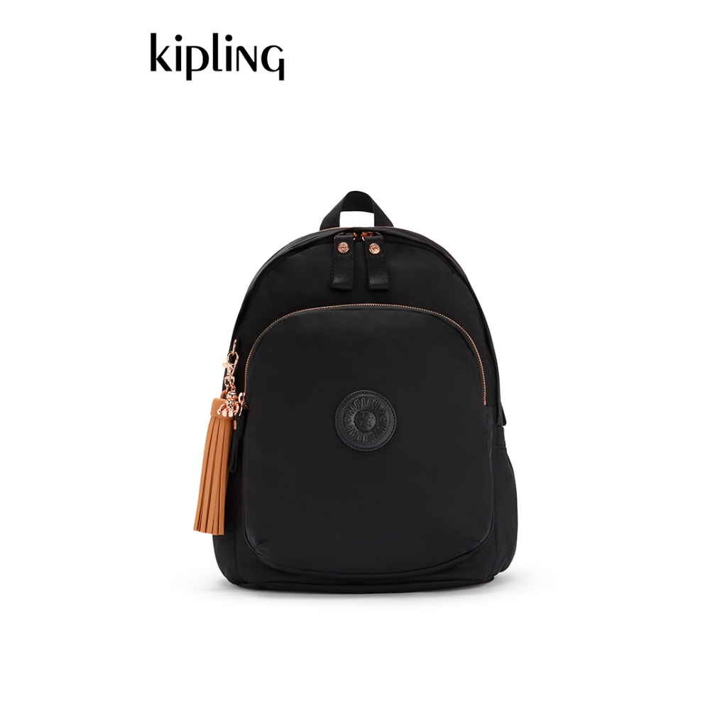 Kipling DELIA M Rose Black Backpack | Shopee Singapore