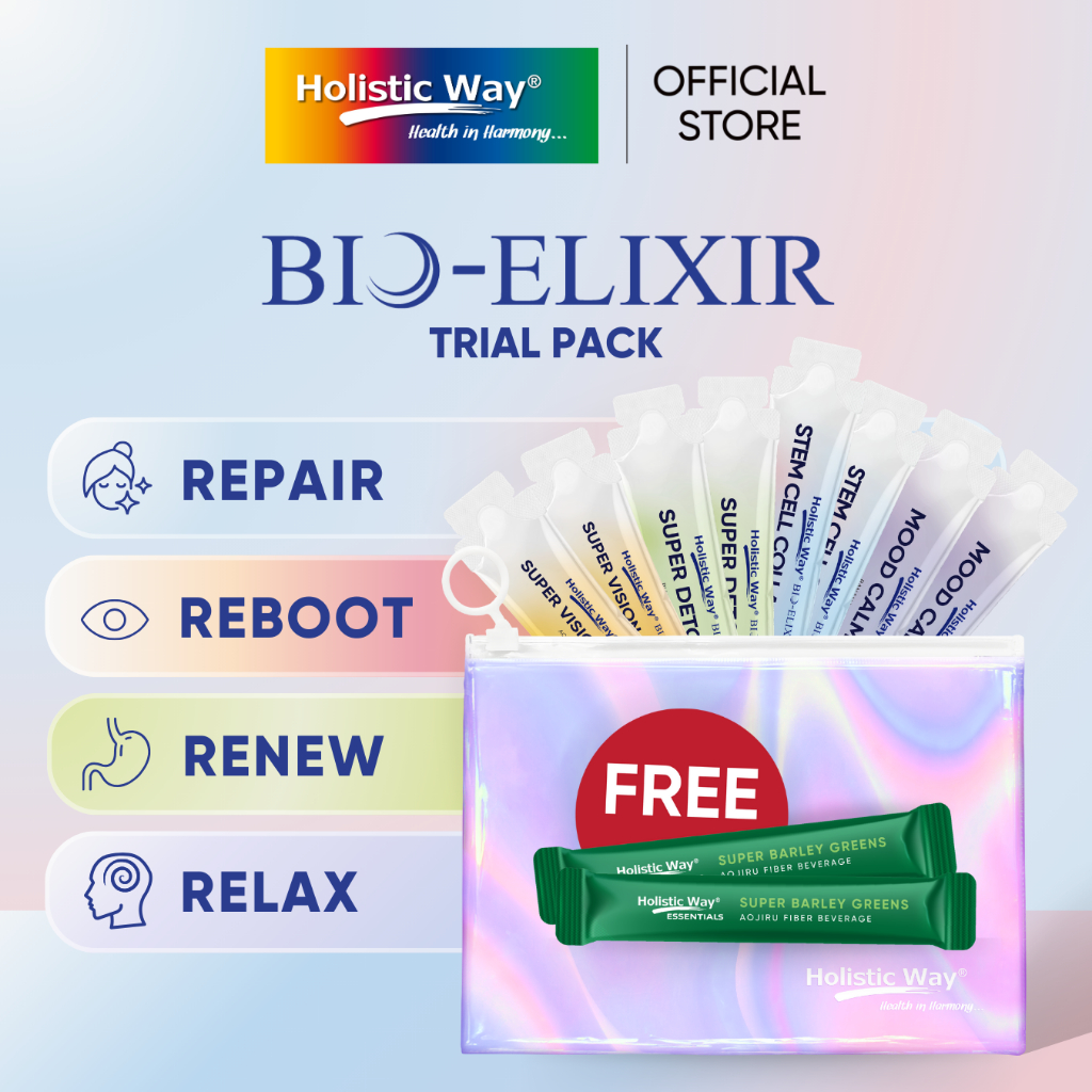 Holistic Way Bio-Elixir Trial Pack, 8s Assorted Bio-Elixir + 2s Super ...