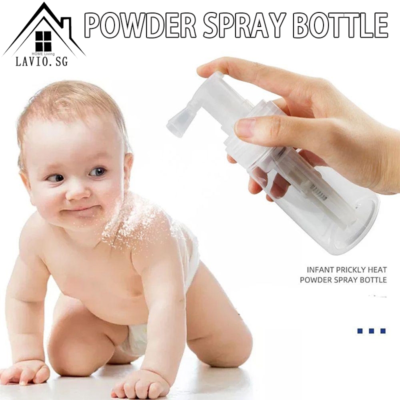 [SG] 180ML Plastic Powder Highlight Sequins Spray Bottle Baby Talcum ...