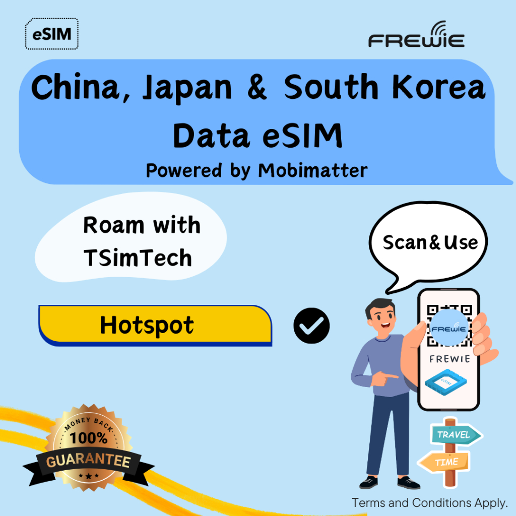 TSimTech China, Japan & South Korea eSIM Data Roaming | QR Code via ...