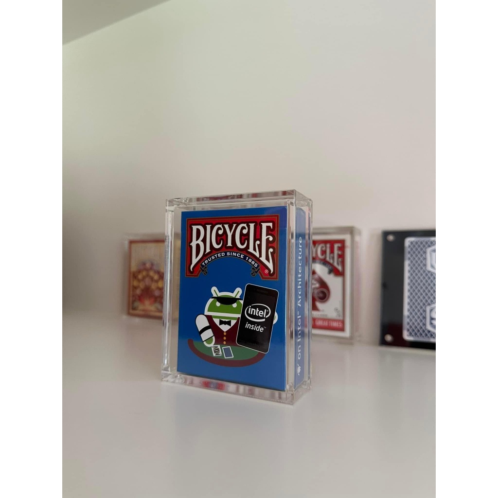 Carat Playing Card Display 1/2/3 Deck Case (Poker cards not included ...