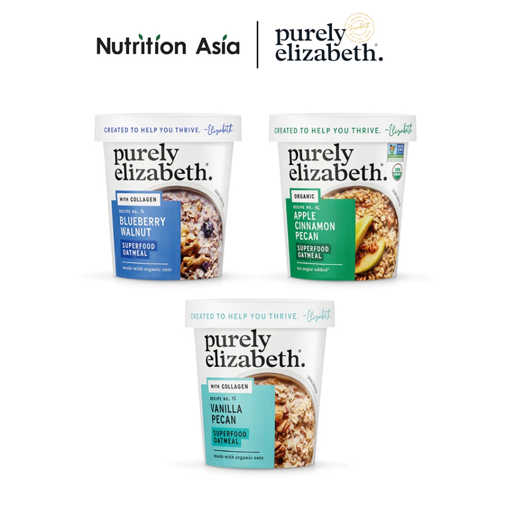 Purely Elizabeth Superfood Oatmeal Cup 58g (CHECK EXP DATE) | Shopee ...