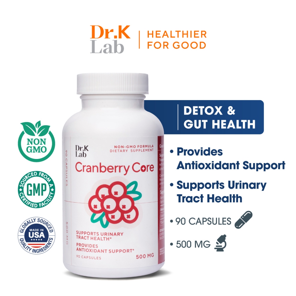 [SG] Dr.K Lab Cranberry Core 500 mg for Antioxidant Support and Urinary ...
