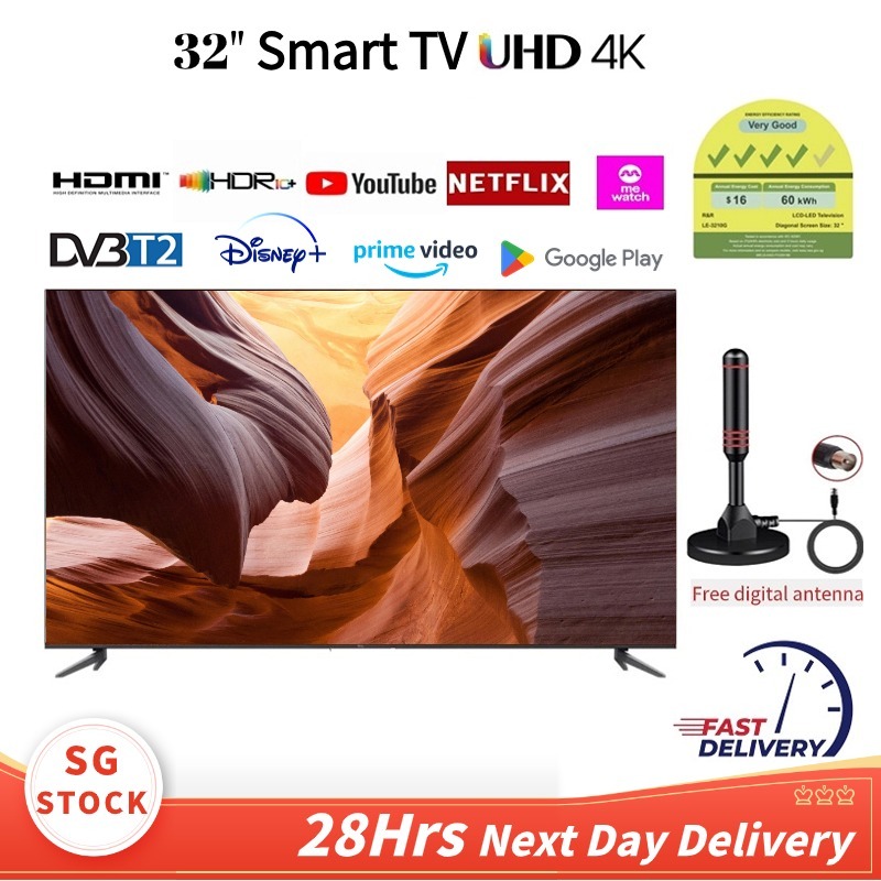 32inch TV/Smart TV/Android TV/Netflix/Youtube/Dolby Audio/with Digital ...