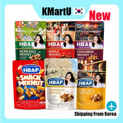 [HBAF] Nuts & Snacks 6 flavors Maple mixed nuts 190g, herb salt mixed nuts, cinnamon mixed nuts ...