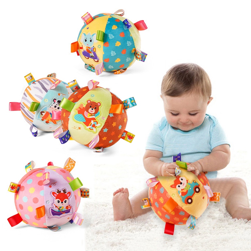 Baby Training Ball Animal Balls Cloth Ball Rattle Toy | Shopee Singapore
