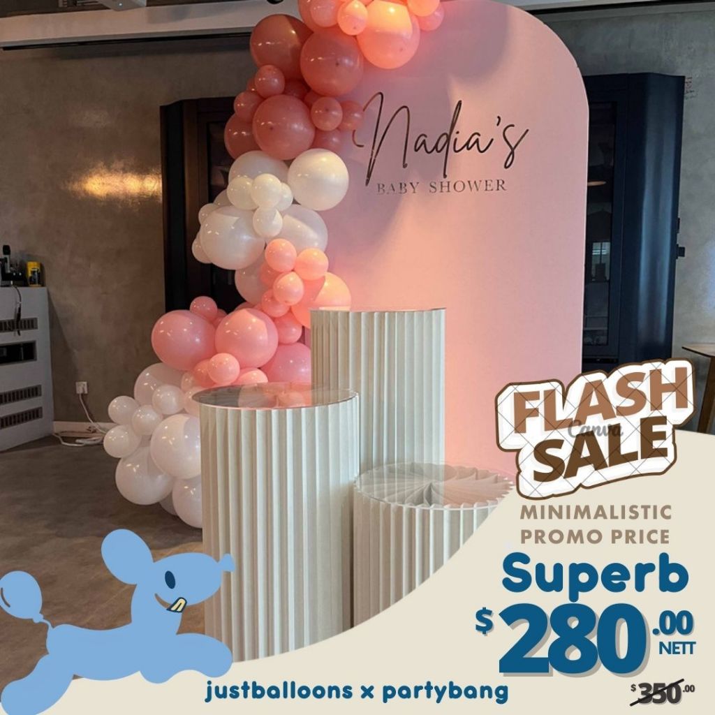 🇸🇬 [Set up] Arch Foamboard Backdrop Set up for Birthday, Proposal ...