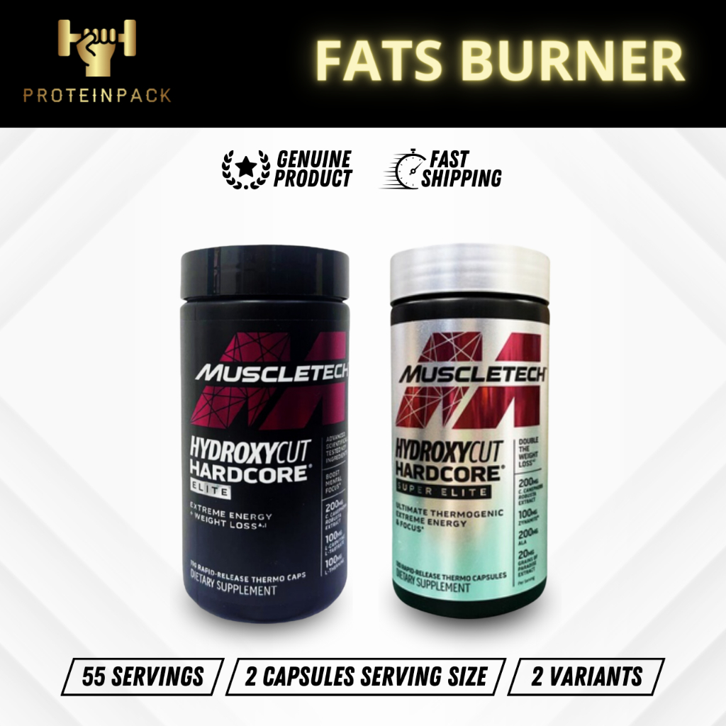 Hydroxycut Hardcore Elite 110 Capsules Advanced Weight Loss Formula ...