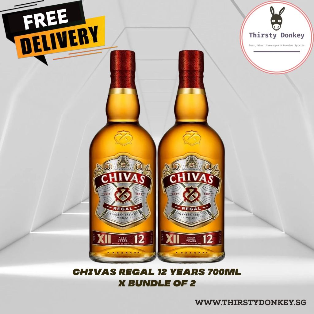 Chivas Regal 12 Years 700ml (Pernod Ricard) (Bundle of 2) | Shopee ...