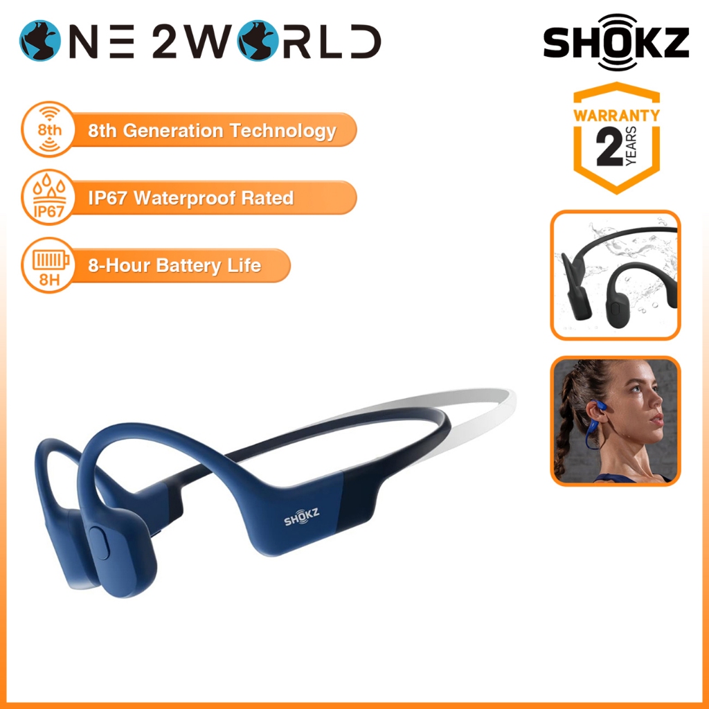 SHOKZ OpenRun Mini (AfterSHOKZ Aeropex Mini) -Bone Conduction Open-Ear ...
