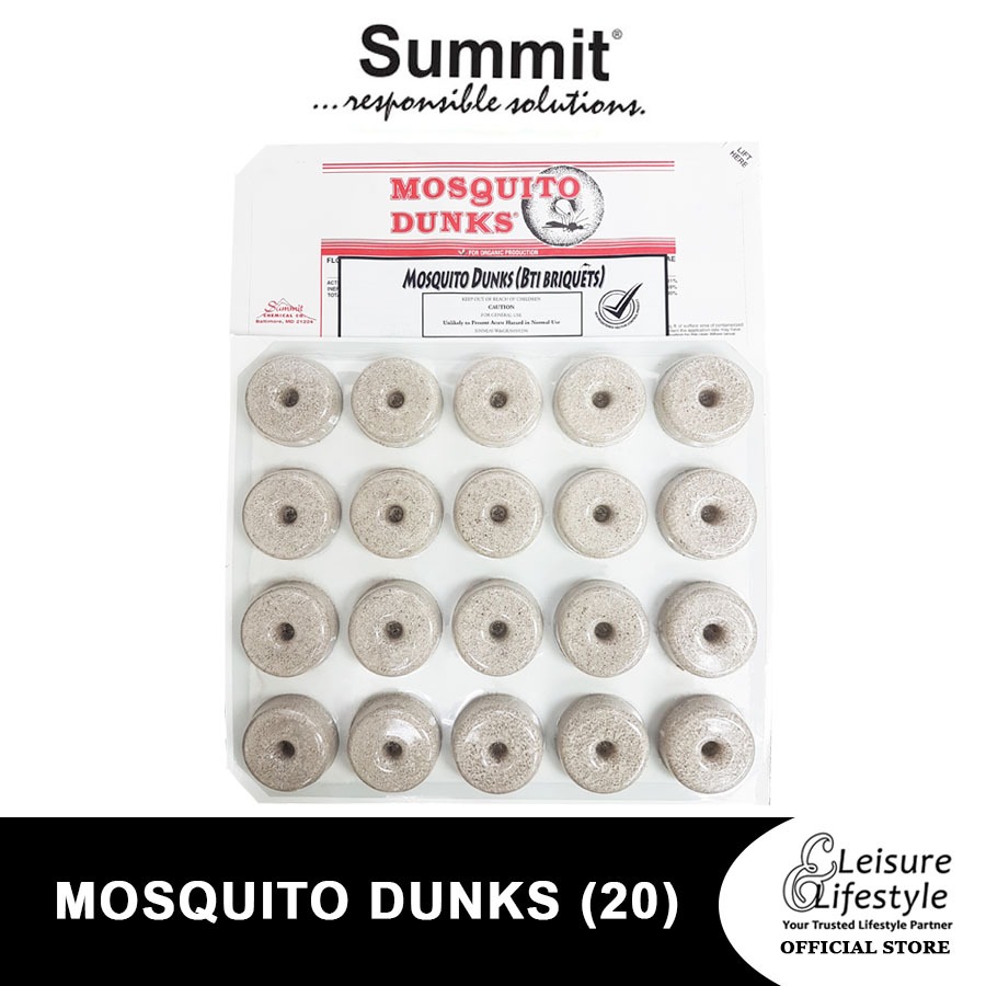 Mosquito Killer BTI Mosquito Dunk 20pcs BTI Insecticide ((Advertise By ...