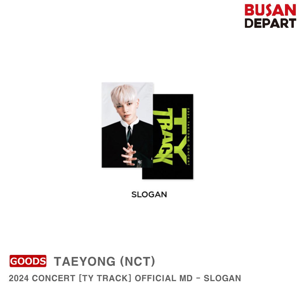 [SLOGAN] 2024 TAEYONG CONCERT TY TRACK OFFICIAL MD | Shopee Singapore
