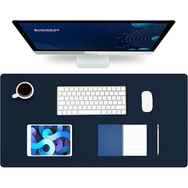 SG Waterproof Leather Desk Mouse Pad - Large Desktop Table Mat Laptop ...