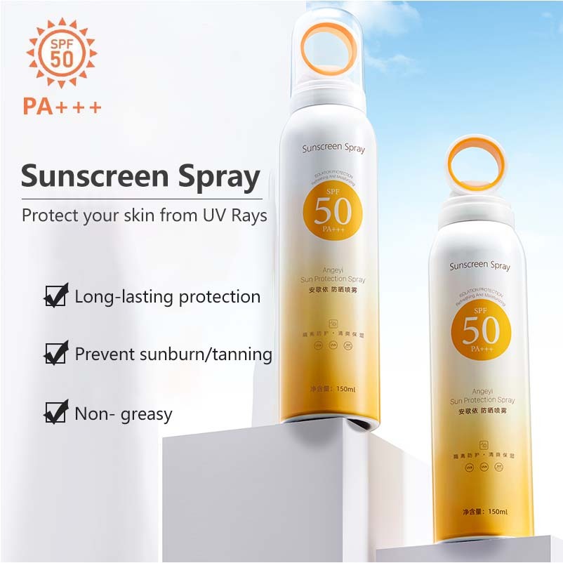 [Buy 1 Get 1Free] Angeyi Sunscreen Spray SPF50 PA++ All Skin Types ...