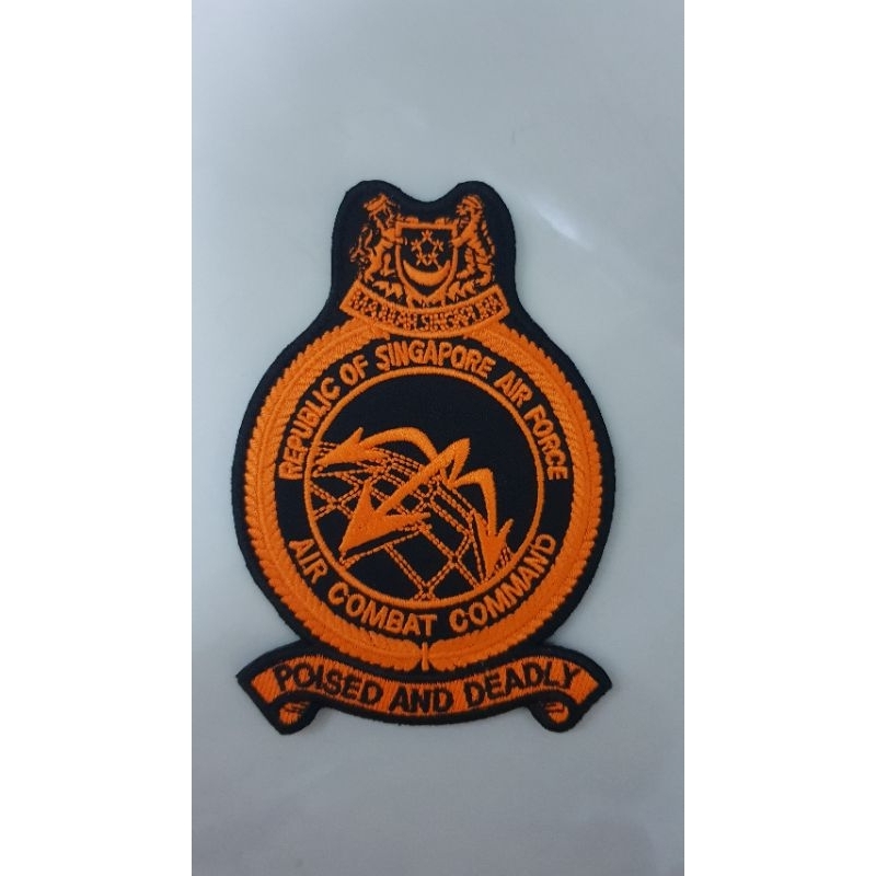 RSAF Singapore Air Force 142SQN F-15SG Air Combat Command Patch ...