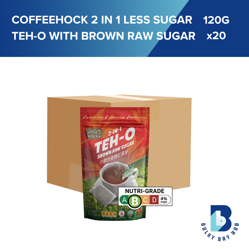 [Carton Deal] Coffeehock 2in1 Less Sugar Teh-O Ceylon Tea Bag with ...