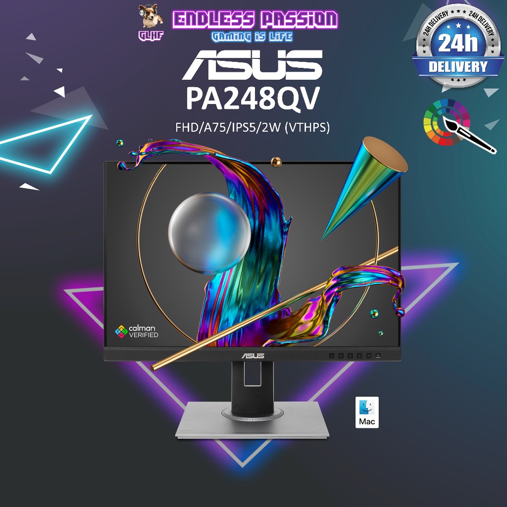 Asus ProArt Display PA248QV Professional Monitor | Shopee Singapore