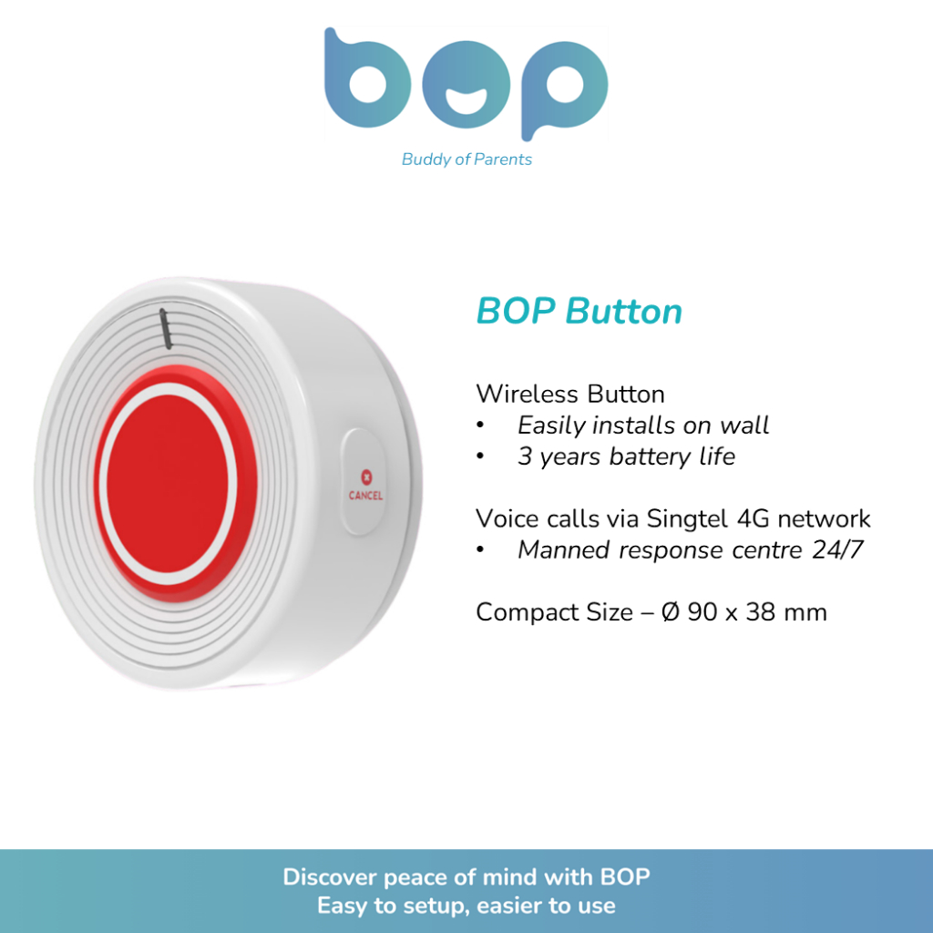 BOP Button™ – Wireless alert device with 24/7 emergency call response ...