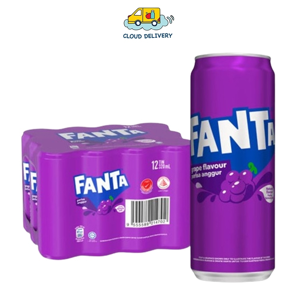 Fanta Grape Can Drink (12 x 320ml / 24 x 320ml) | Shopee Singapore