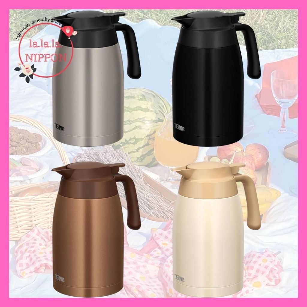 【Direct from Japan】Thermos Stainless Steel Pot, 1.5L Thermal Pot, Tabletop Pot, Thermos ...