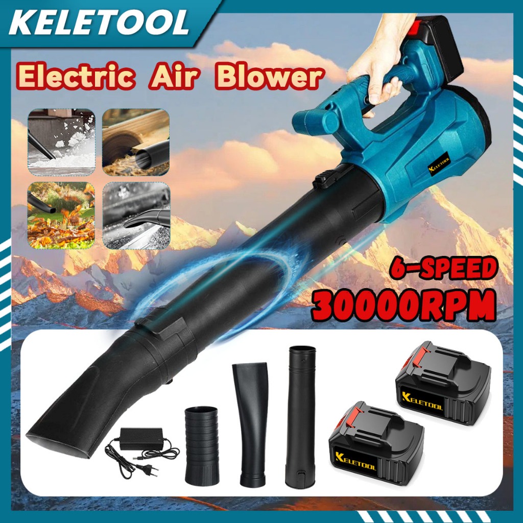 6 Speed Air blower 30000RPM Cordless electric Leaf Blower gun angin ...
