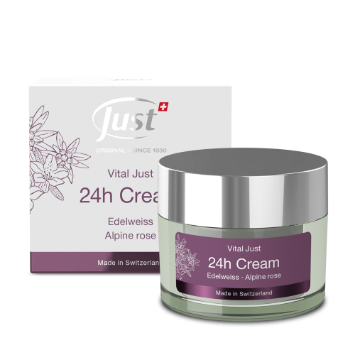 Original [Swiss JUST] Edelweiss Alpine Rose 24H Cream 50 ml (Made in ...