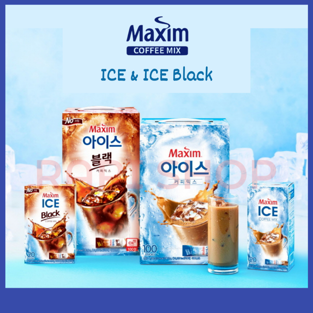 [Maxim] ICE Coffee Mix (10T/30T) Ice Black Coffee Mix Korean Coffee Mix ...