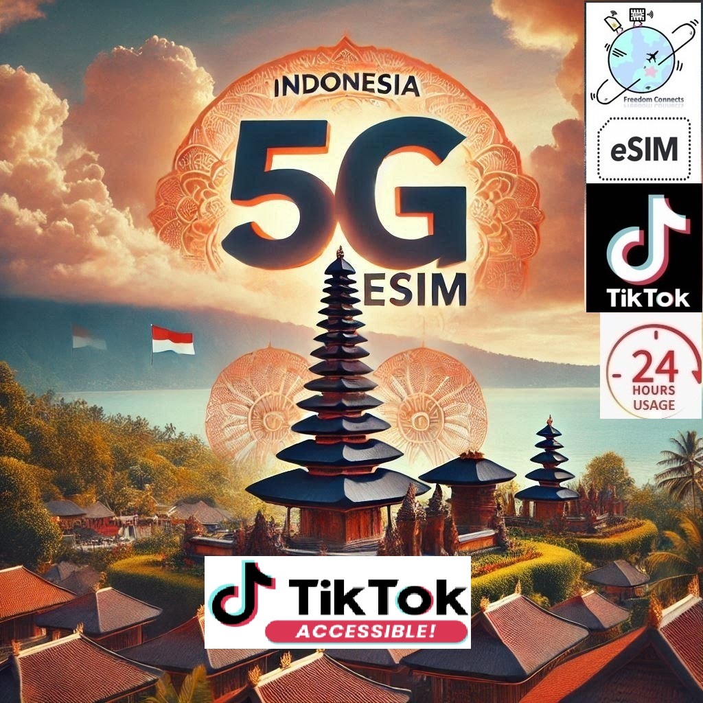 INDONESIA eSIM *24HRS USAGE* HIGH SPEED *5G/4G Unlimited DATA 1-30 DAYS Daily 500mb/1GB/2GB ...