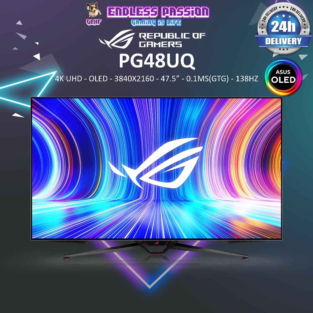 Asus ROG Swift OLED PG48UQ Gaming Monitor | Shopee Singapore